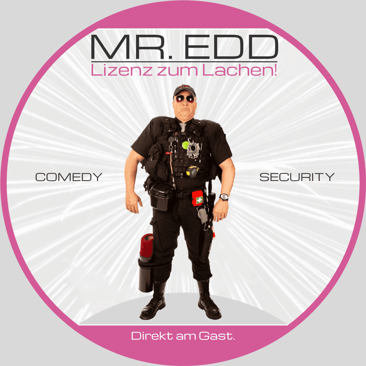 Comedy-Security von MR. EDD - Lizenz zum Lachen! 🧡 über GoFor!Artists ...